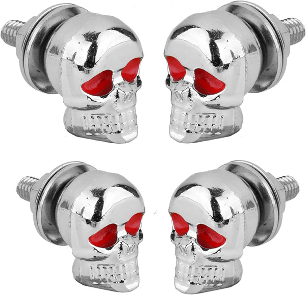 Skull License Plate Bolts – The Skull Crew