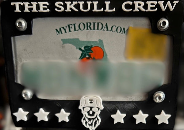 The Skull Crew - License Plate Frame
